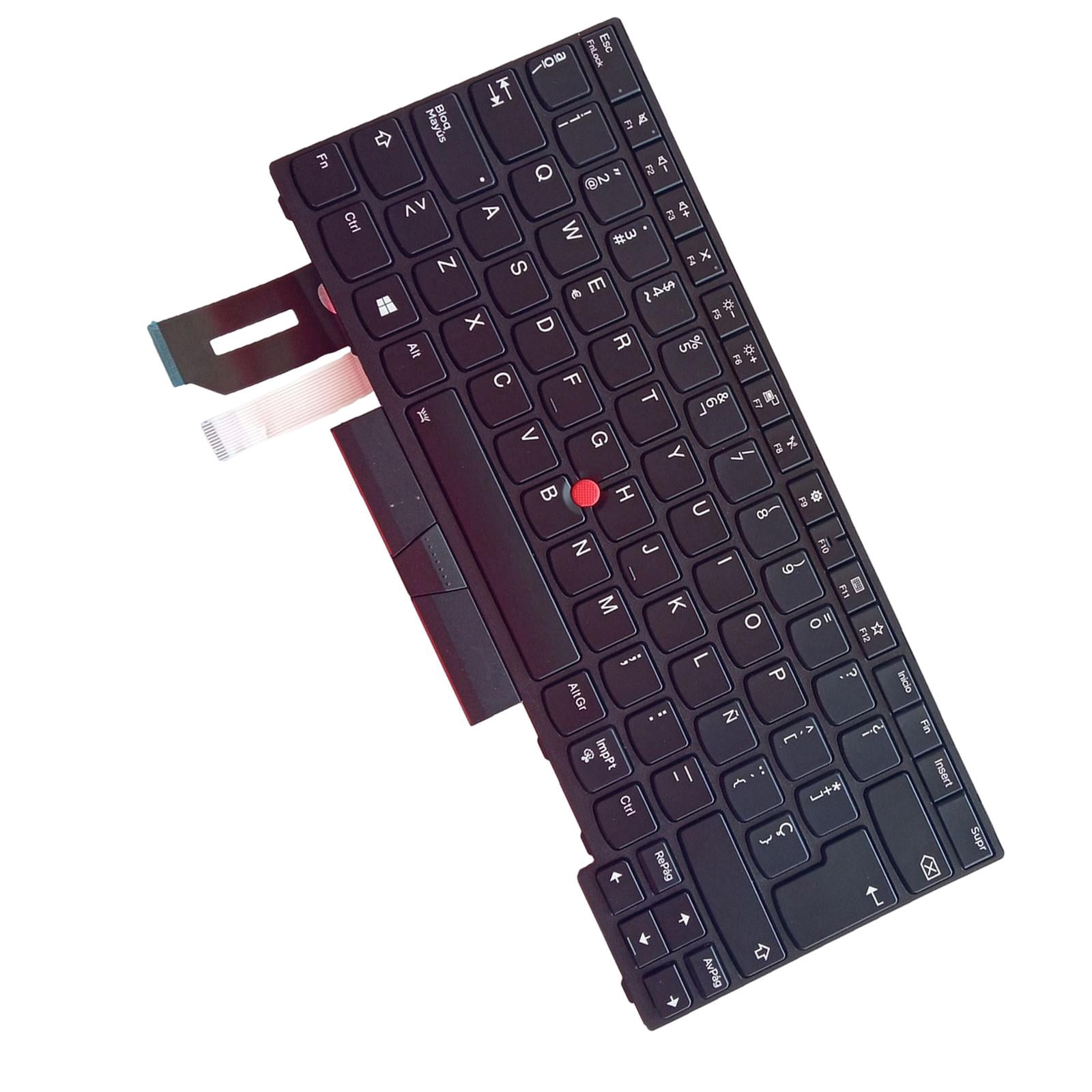 Laptop Keyboard, Spanish Layout Durable for E480 E490 T480S L480 ...