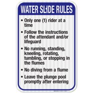 Poolmaster Above Ground "Pool Regulations" Sign for Residential or ...
