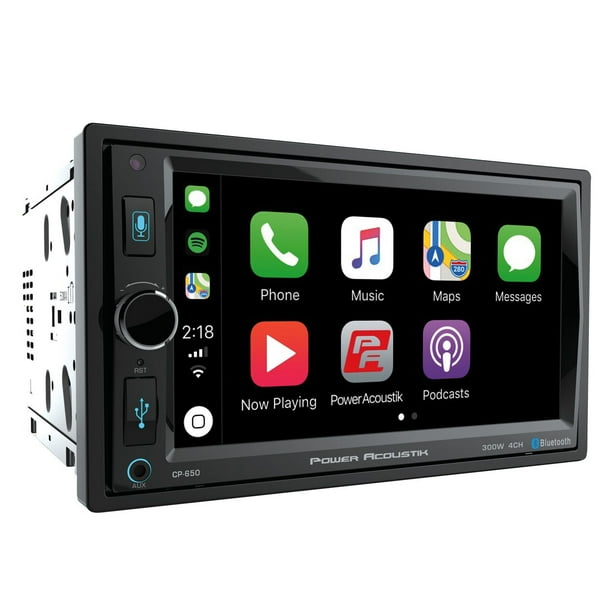 Power Acoustik Double DIN In-Dash Car Stereo Receiver with 6.5" LCD ...
