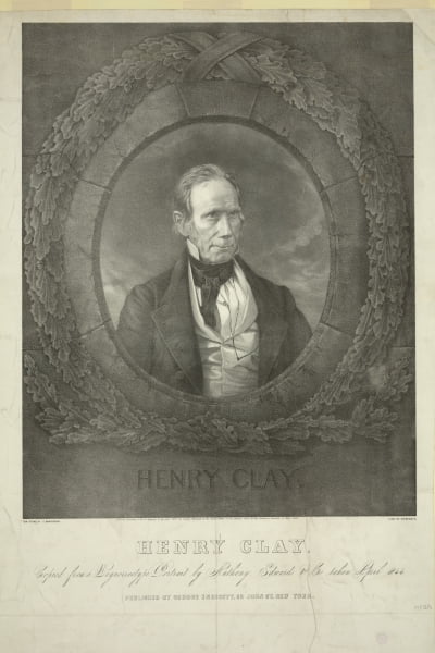 Print: Henry Clay Copied From A Daguerreotype Portrait By Anthony ...