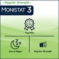 Monistat 3 Day Yeast Infection Treatment for Women, 3 Miconazole ...