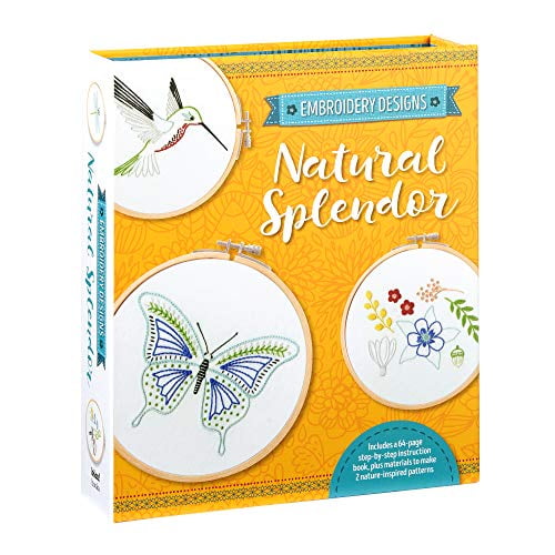 Pre-Owned Embroidery Designs: Natural Splendor: Everything You Need to Stitch 12 Natural Designs ...