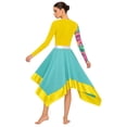 Aislor Women Liturgical Praise Dance Dress Church Worship Long Sleeve ...