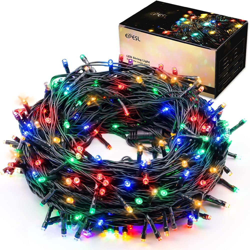 Christmas Decorations Outdoor String Lights - 25m/82ft 220 LED 8 Modes ...