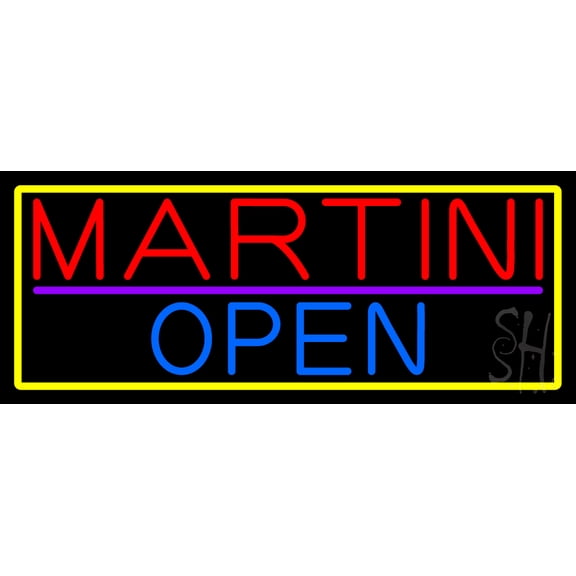 Purple Open Pool Hall With Green Border LED Neon Sign 6 x 15 - inches ...