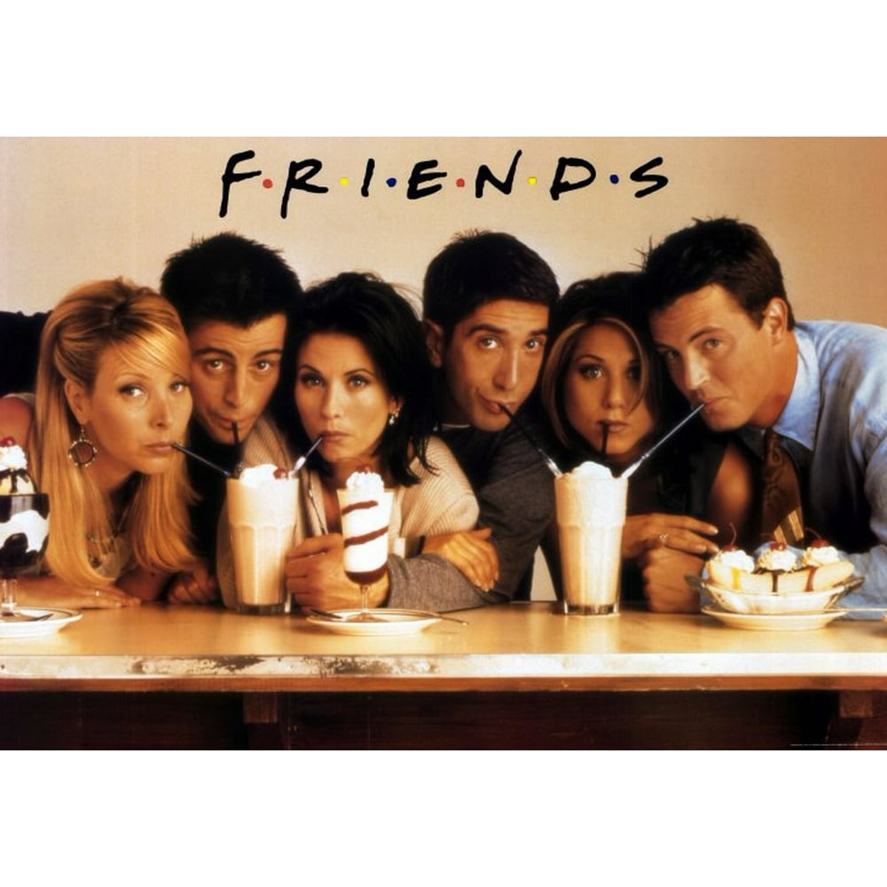 Friends (TV) - movie POSTER (Style J) (11" x 17") (1994) - Walmart.com ...