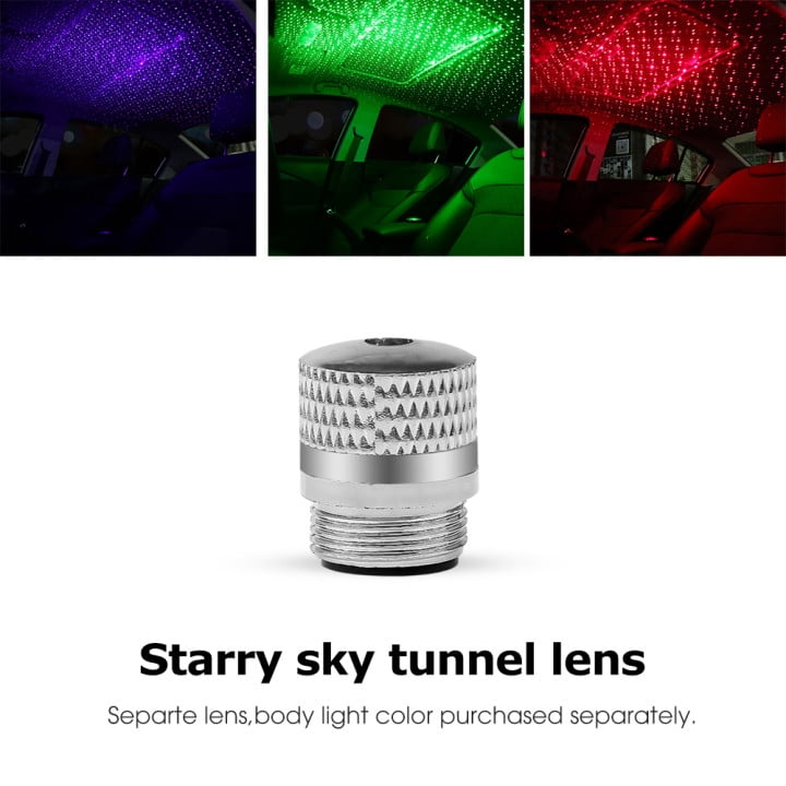 USB Car Atmosphere LED Light, Car Interior Ceiling Light with ...