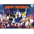 TG Sonic Theme Happy Birthday Backdrop 5x3.5ft,for Kids Birthday Party ...