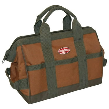 Bucket Boss Cable Tool Bag in Durable Fabric, in Brown, 69000 - Walmart.com