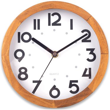 Decodyne Math Clock - Unique Wall Clock - Each Hour Marked By a Simple ...