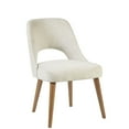 Dining Side Chair Set - Cream Main Color, 100% Polyester Fabrication ...