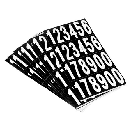 Mailbox Numbers Sticker Label Number Self Adhesive PVC Vinyl Label ...