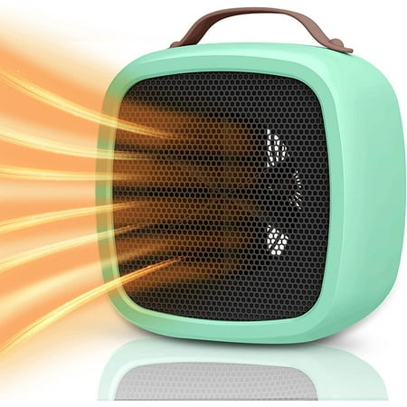 SICED PTC Ceramic Mini Portable Fan Heater 500W Intelligent Temperature ...