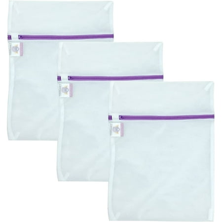 Lingerie Bags for Laundry, Zippered Mesh Laundry Bags for Delicates ...