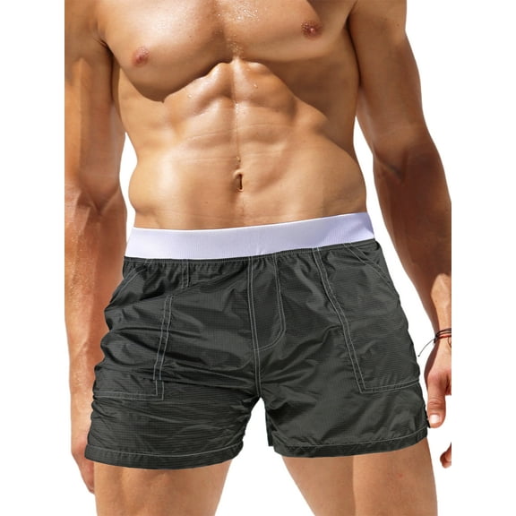 See Through Mens Running Shorts