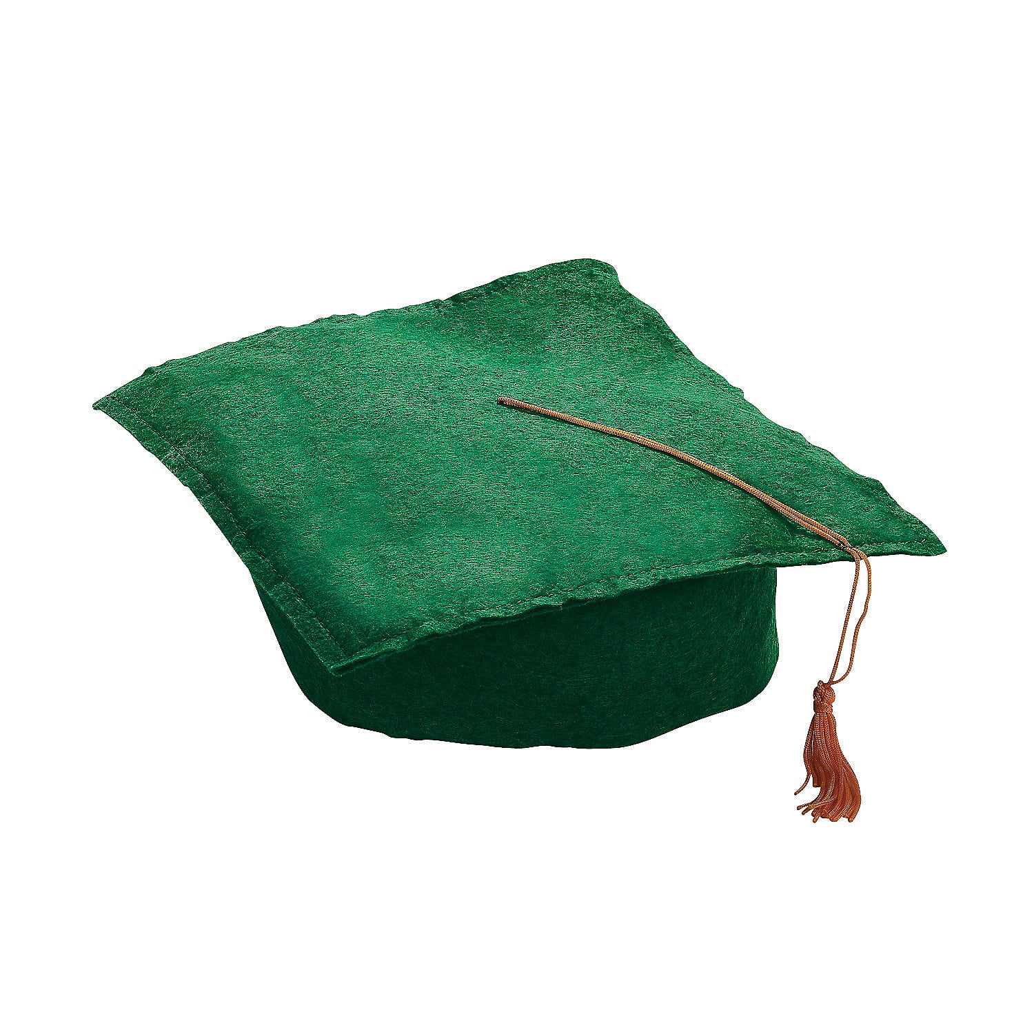 Green Felt Graduation Caps - Party Wear - 12 Pieces - Walmart.com