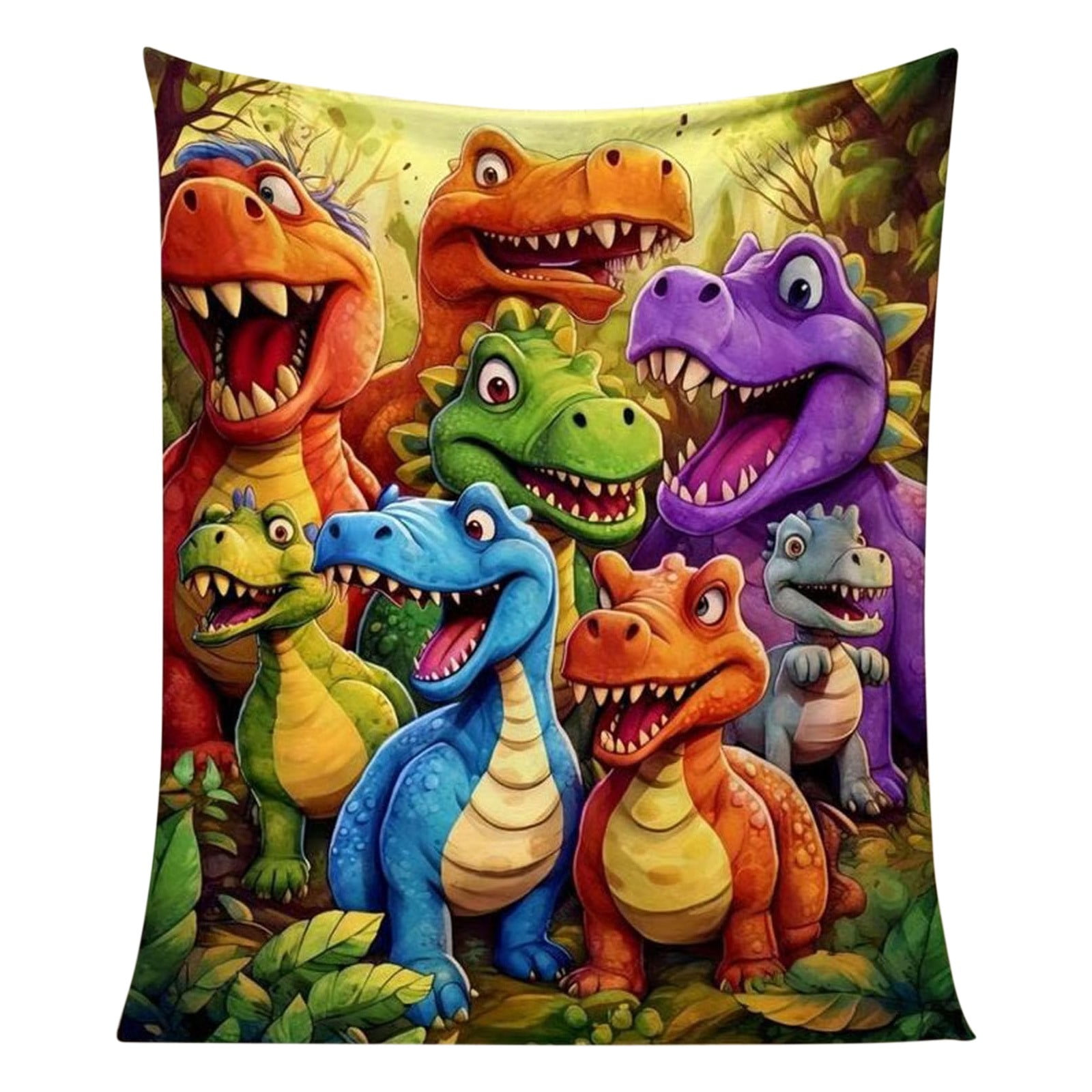 Click here for Lunava Fleece Blanket Cute Dinosaur Digital Print... prices