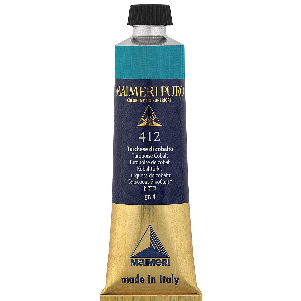 Maimeri Puro Oil Color - Turquoise Cobalt, 40 ml Tube - Walmart.com