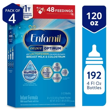 (4 pack) Enfamil Optimum Baby Formula, Our Closest Formula to Breast ...