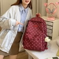 Btidfty Cute Polka Dot Laptop Backpack Large Capacity Travel Backpack ...