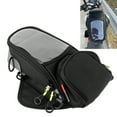 YAHHU Premium Motorcycle Oil Tank Bag Magnetic GPS Phone Pouch ...