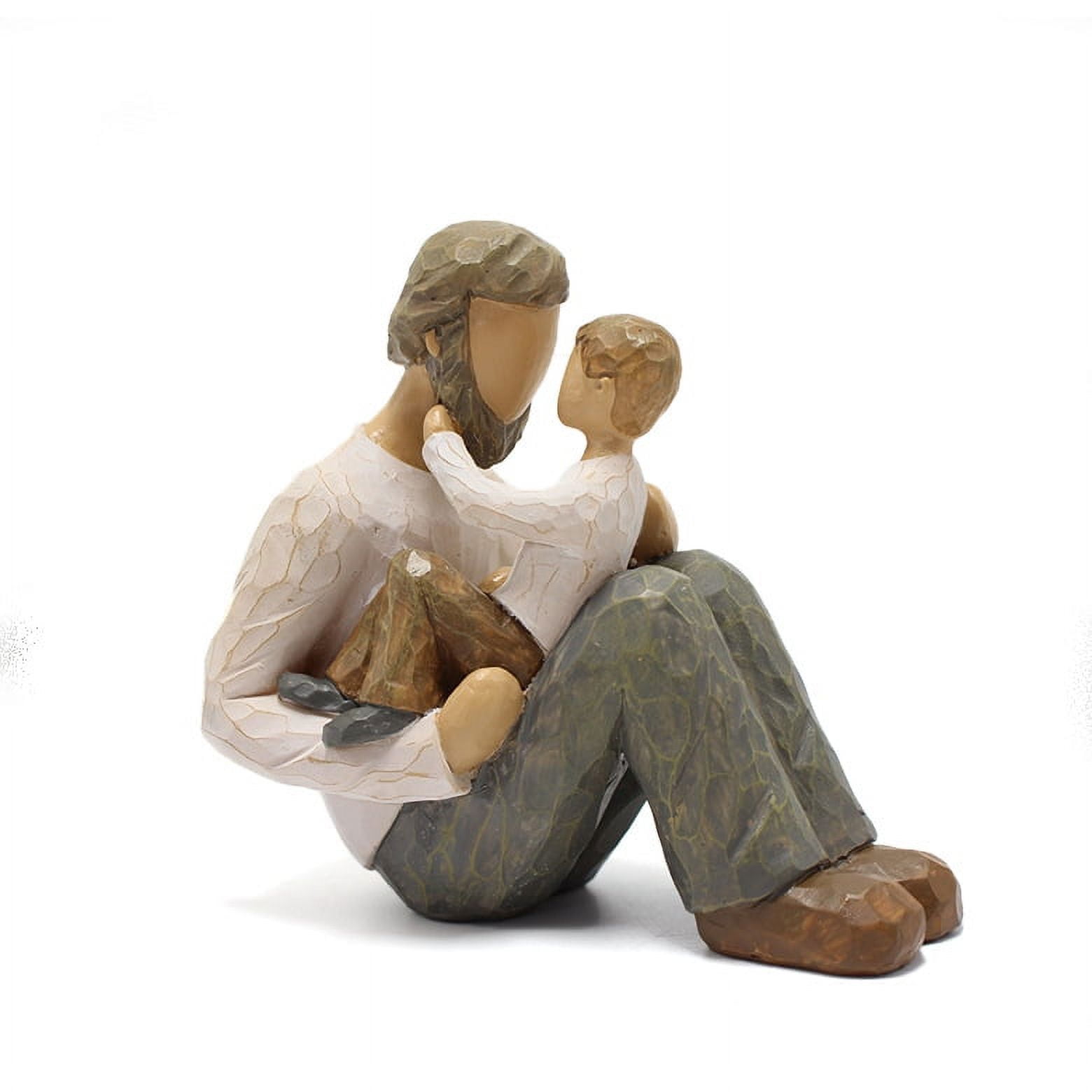 Click here for Nielieping Father And Son Figurine Hand-Painted Fi... prices