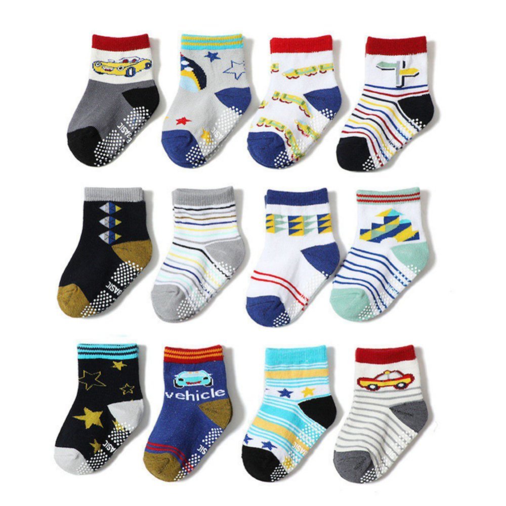 Click here for Chuank Toddler Non Slip Grip Ankle Socks With Non... prices