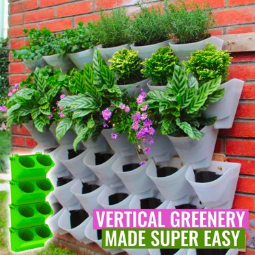 Varden Outdoor Hanging Vertical Garden 36 - Self Watering, Wall ...