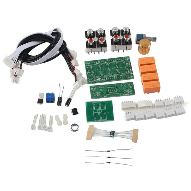 Signal Selector Module DIY 4 Way Audio Input Switch Module DC 7V-30V AC ...