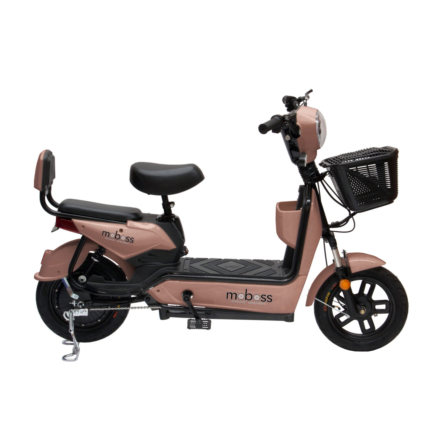 Bicicleta Electrica Urbana Moboss ZM400 Rosa Gold 350W 25 km h Moboss ZM400