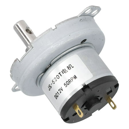Miniature Geared Motor, Self-Locking Copper JS-520T Slow Speed Electric ...