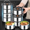 POYOGA Portable Lunch Box Stainless Steel Food Storage Container Easy ...