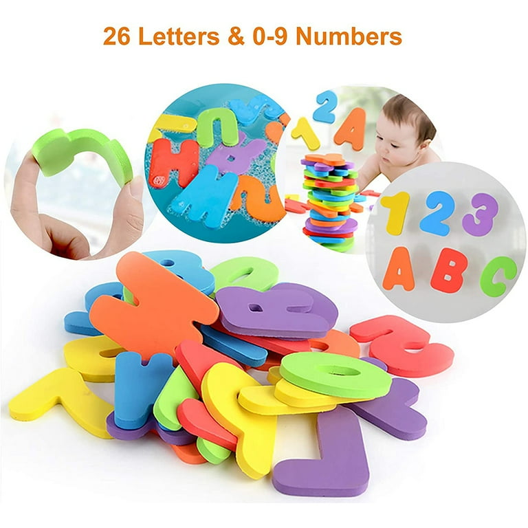 Foam Bathtub Letters