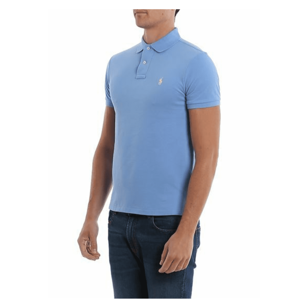 POLO Ralph Lauren Classic Fit Logo embroidery polo in light blue, 3XB ...