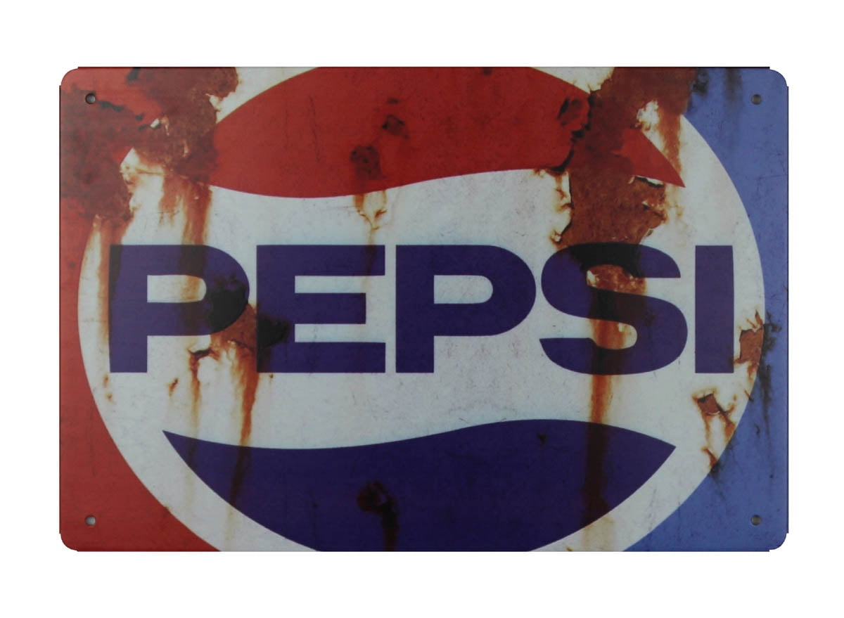 PEPSI cola metal tin sign vintage style reproduction 12 x 8 inches ...