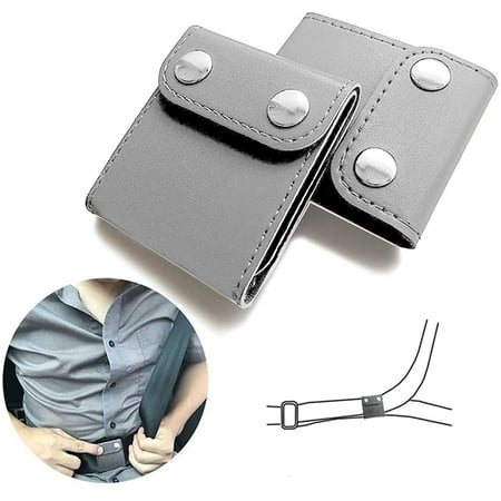 Seat Belt Adjuster, 2 Pack Universal Vehicle Seat Belt Cover Clips ...