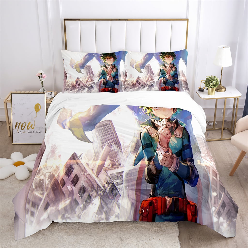 3D Cool My Hero Academia Bedding Bed Set Twin Full Queen King Size with ...
