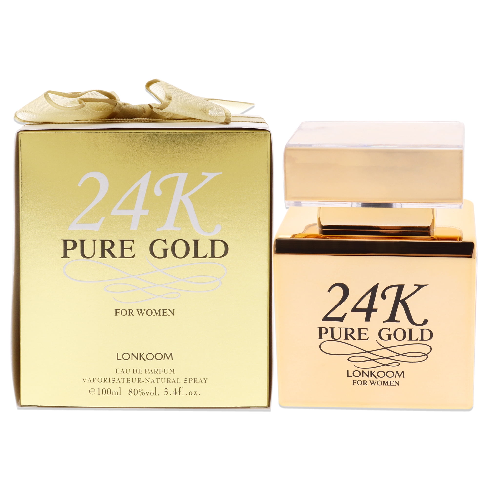 Aerosol EDP Lonkoom 24K Pure Gold 3.4 oz | Bodega Aurrera en línea