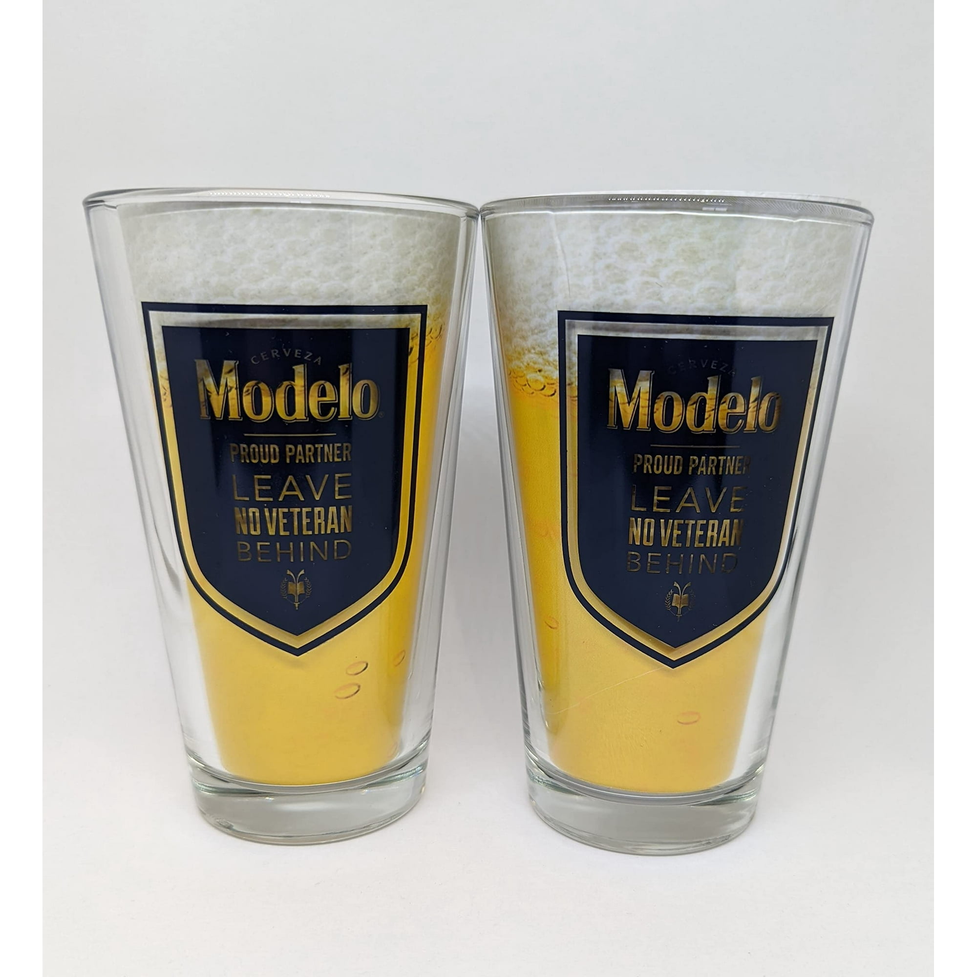 Click here for Modelo Salute To Veterans Pint Glasses - Set Of 2... prices
