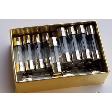Pack of 5 GMA 5A 125V Fast Blow (Quick Acting) Glass Fuses, 5x20mm ...