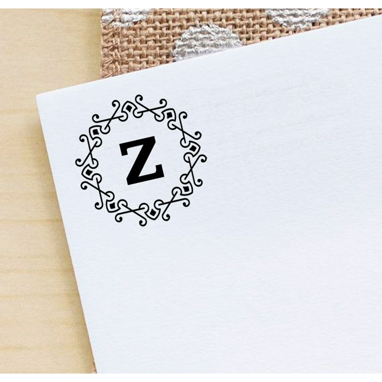 Rubber Stamp Letter K