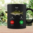 Bass Fish Is Calling Angler Joke Fishing Club Men Coffee Mugs - Walmart.com