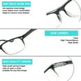 Lightweight 4 Pair Rectangular Spring Hinge Power Reading Glasses for ...