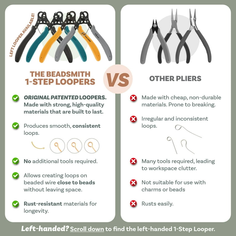 Knutselgereedschap Sieraden Beadsmith 1-Step Combo Pack: Looper Pliers ...