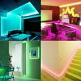 PHOPOLLO 100ft RGB LED Strip Lights, Multicolor Changing, Sync to Music ...