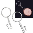ANXPTIME Multifunction 50x Keychain Rings with Chain Open Jump Ring ...