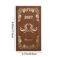 2027 Daily Planner Portable Notebook - 6.8x3.7 in, Durable Paper ...
