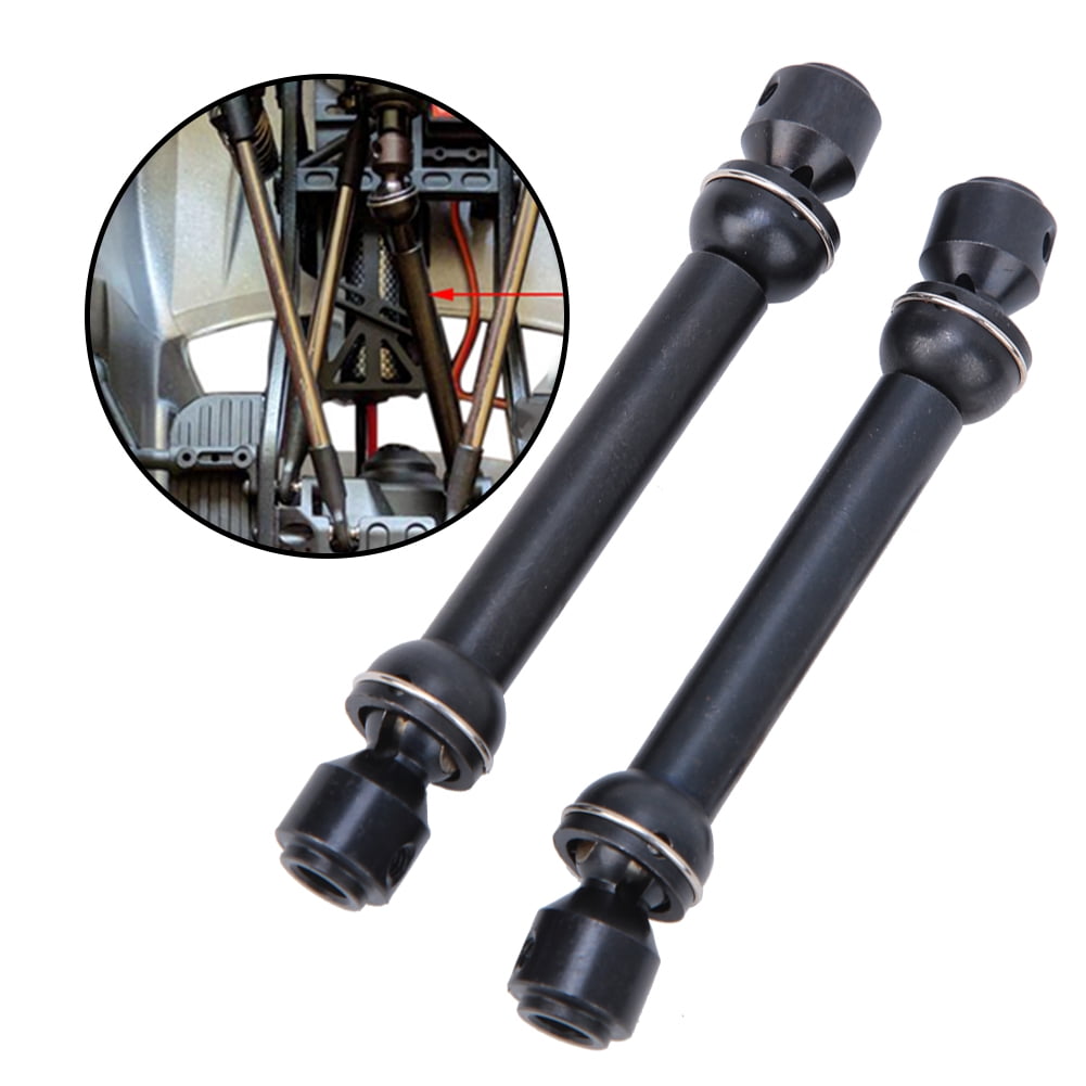 Cergrey RC Drive Shaft, 2pcs Telescopic Metal Drive Shaft Fit for SCX10 ...