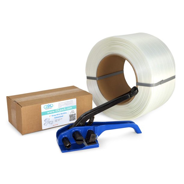 IDL Packaging 1" Composite Cord Strapping Kit - All You Need to Strap a Pallet - Walmart.com