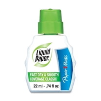 PaperMate Liquid Paper Fast Dry & Smooth Coverage Correction Fluid ...